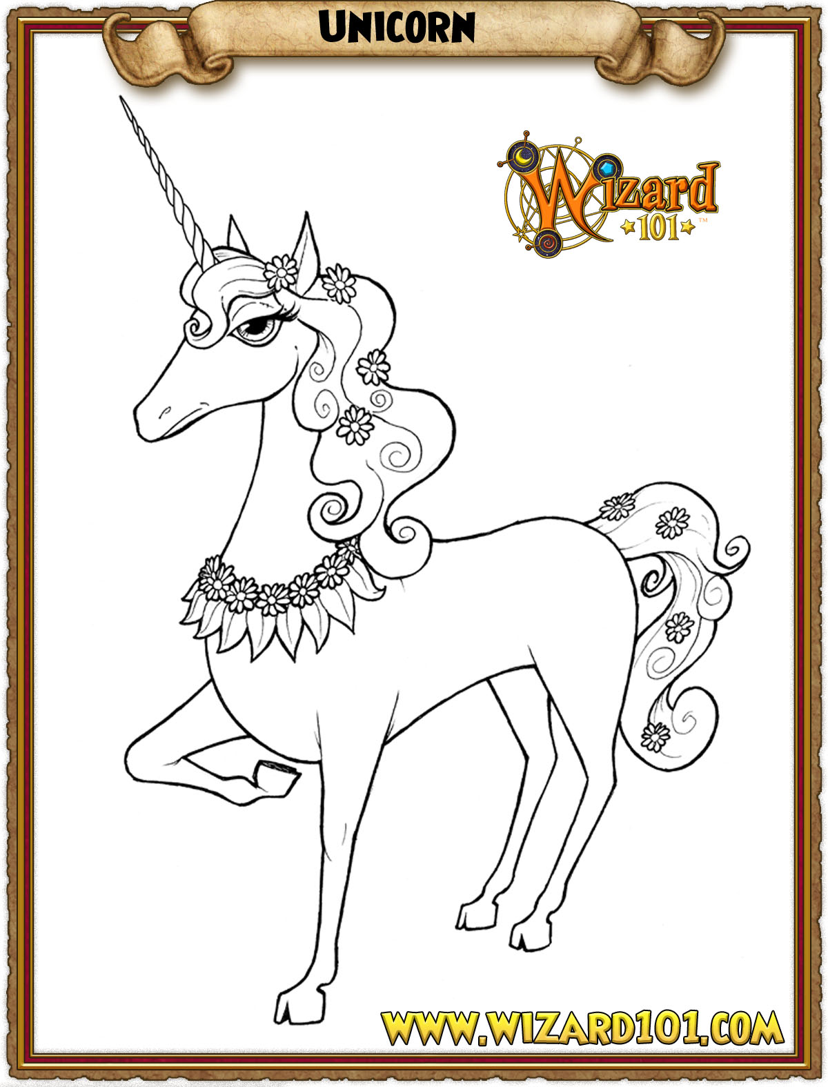 wizard101 myth coloring pages